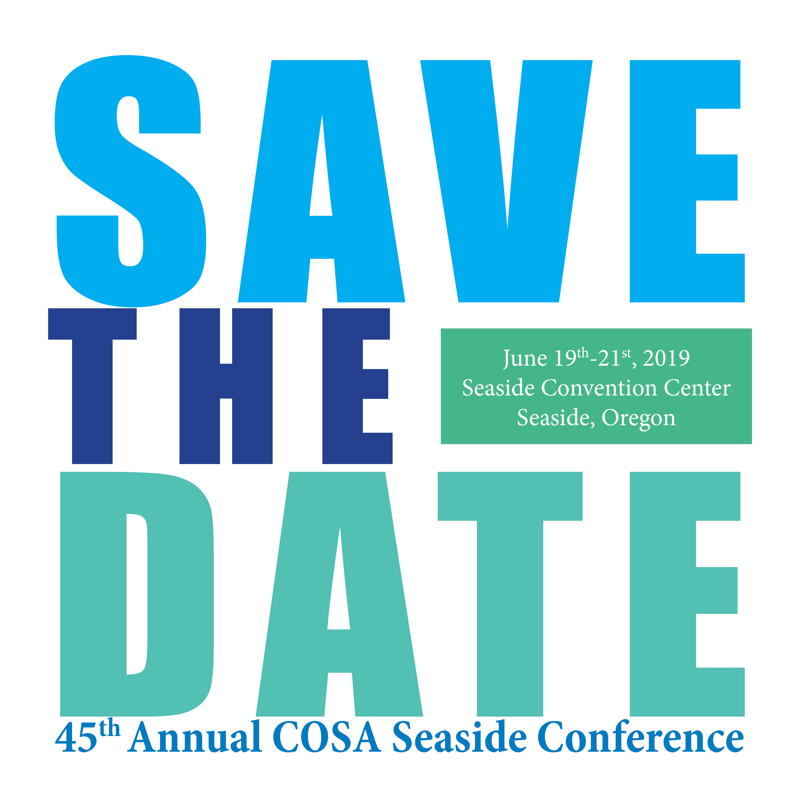 45th Annual COSA Seaside Conference | Confederation of Oregon School ...